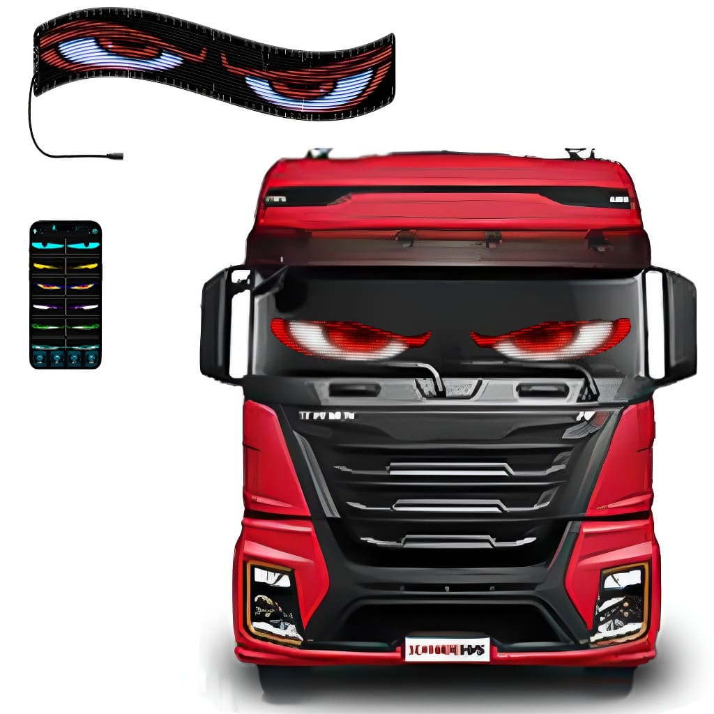 Led Eyes for Windshield of Truck, Bus and Car| Blazexel